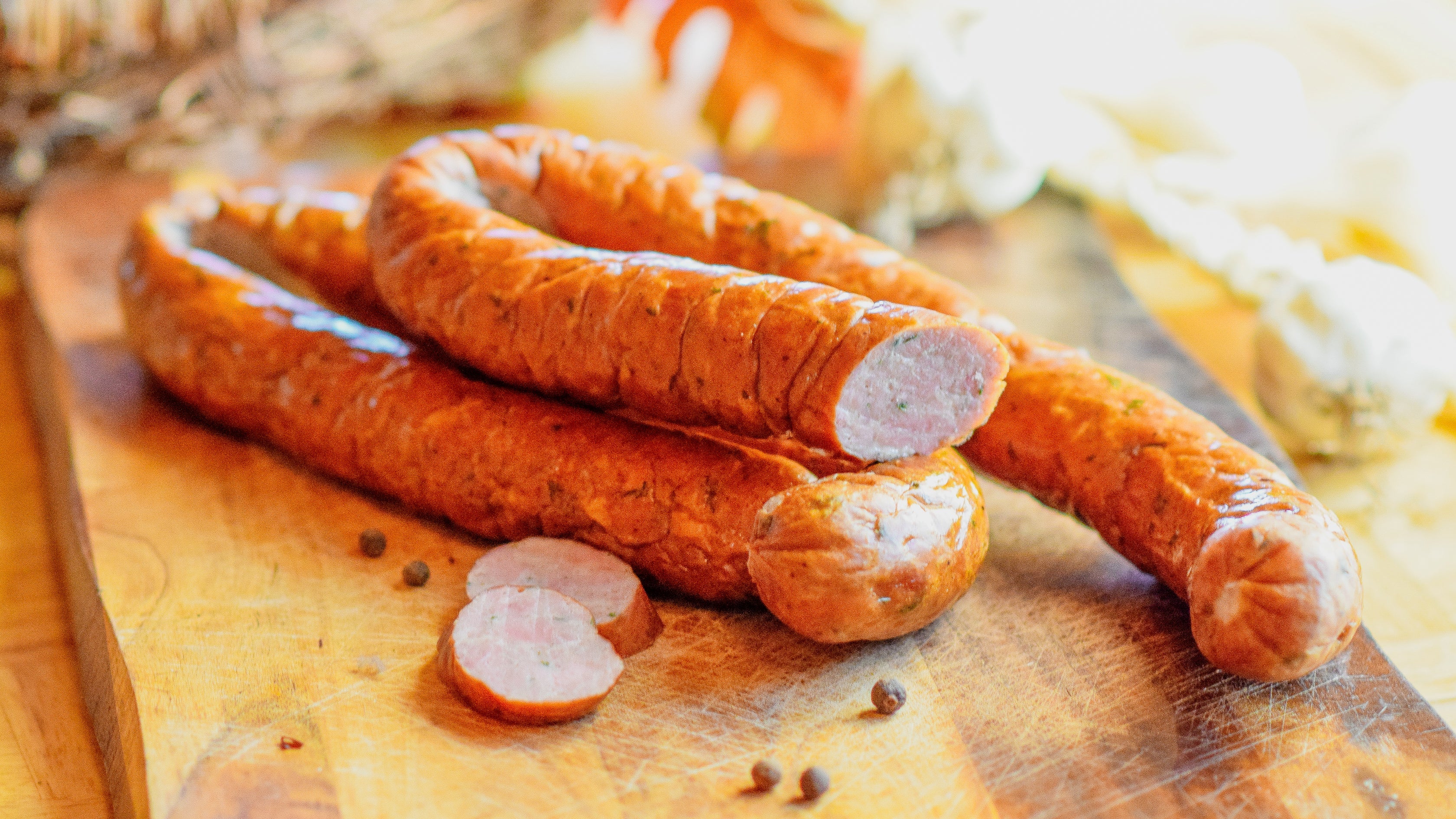 Chicken & Beef Kielbasa Online | Lower Fat Polish Sausage – Piast Meats ...